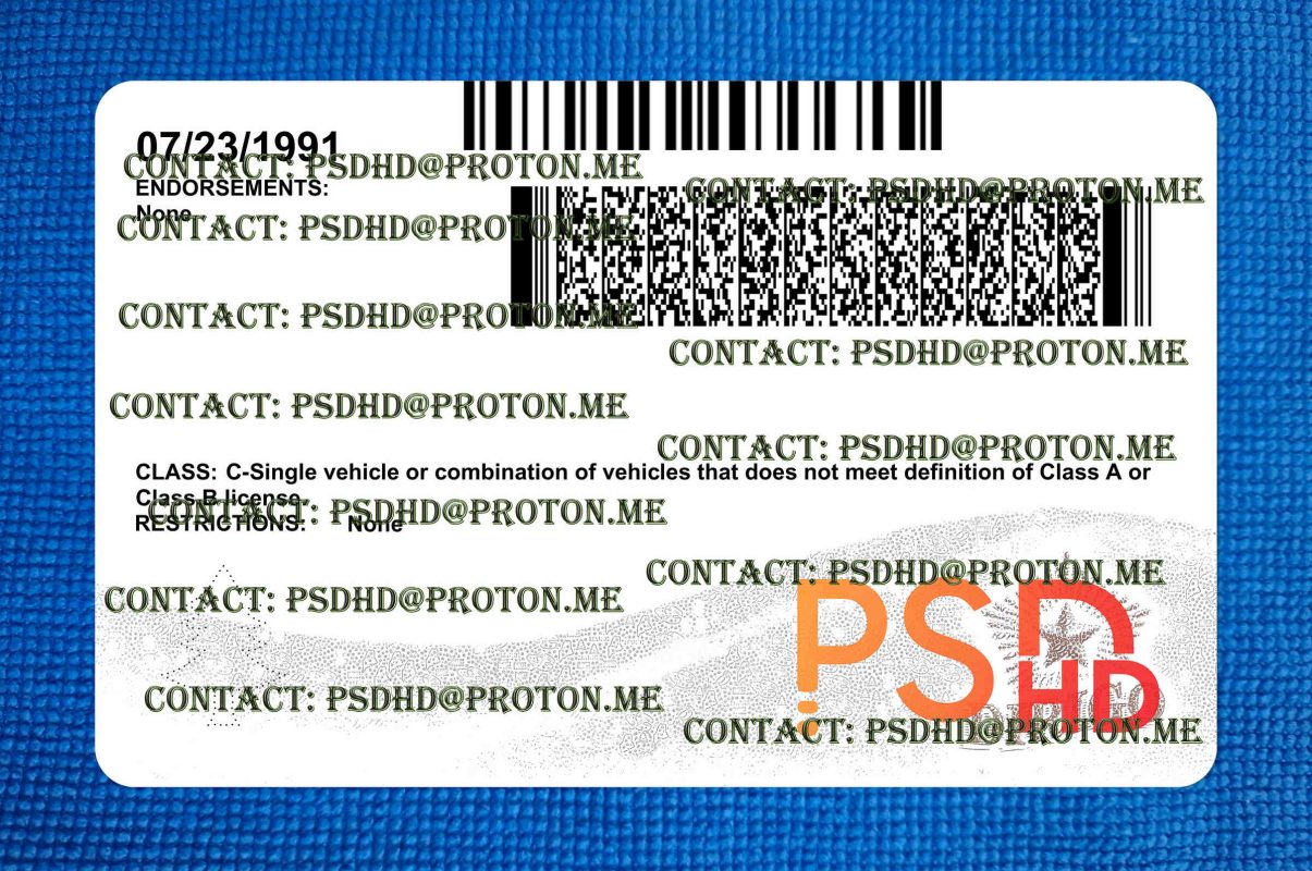 Maine Drivers License Template New V1 1200 DPI