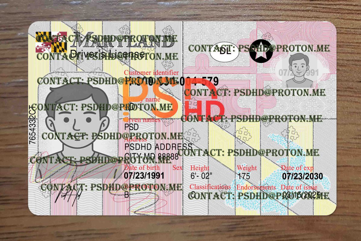 Editable PSD Templates (Driver License, Passport, ID Card)