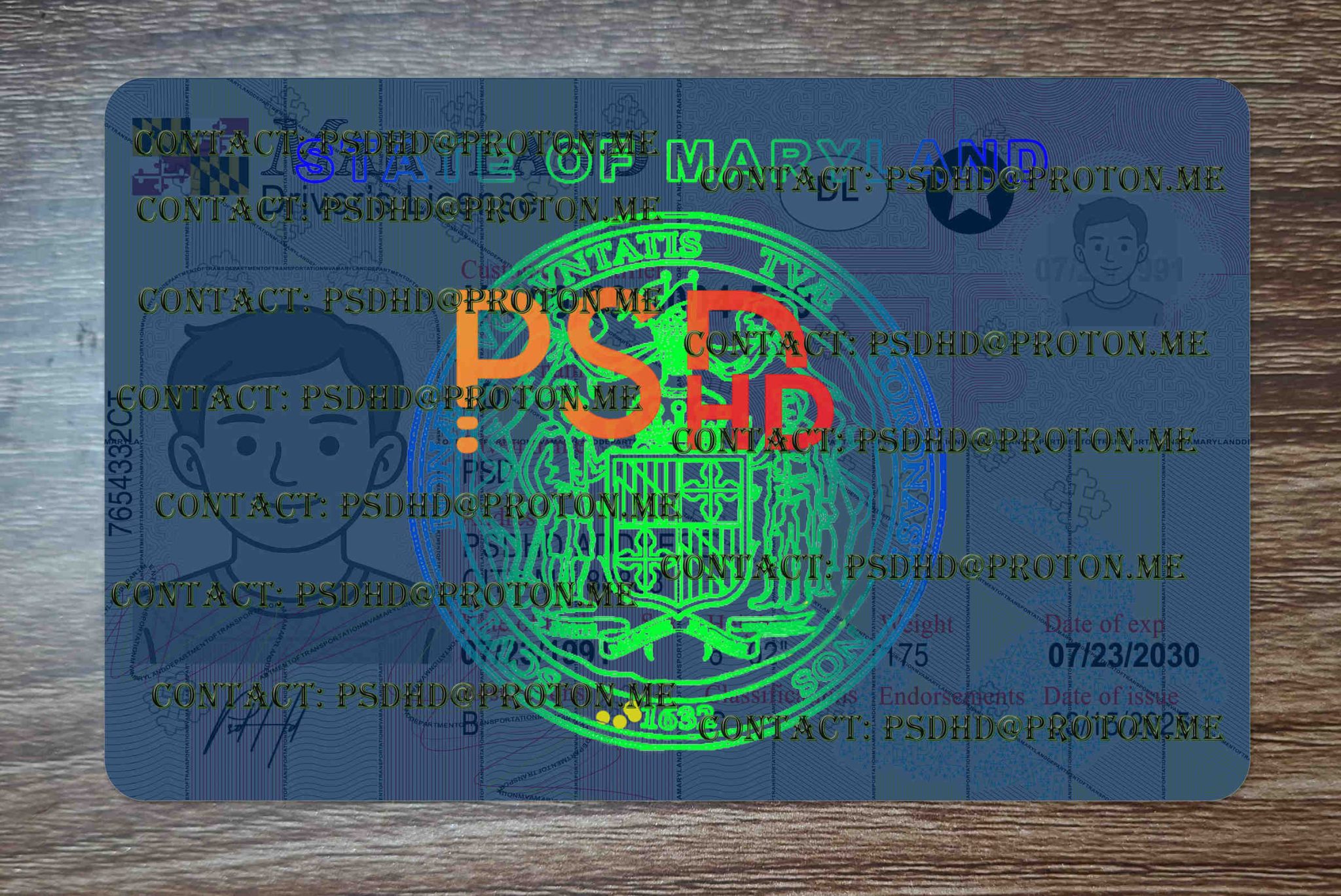 Editable PSD Templates (Driver License, Passport, ID Card)