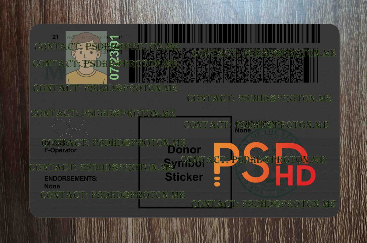 Missouri Drivers License Template New V1 1200 DPI