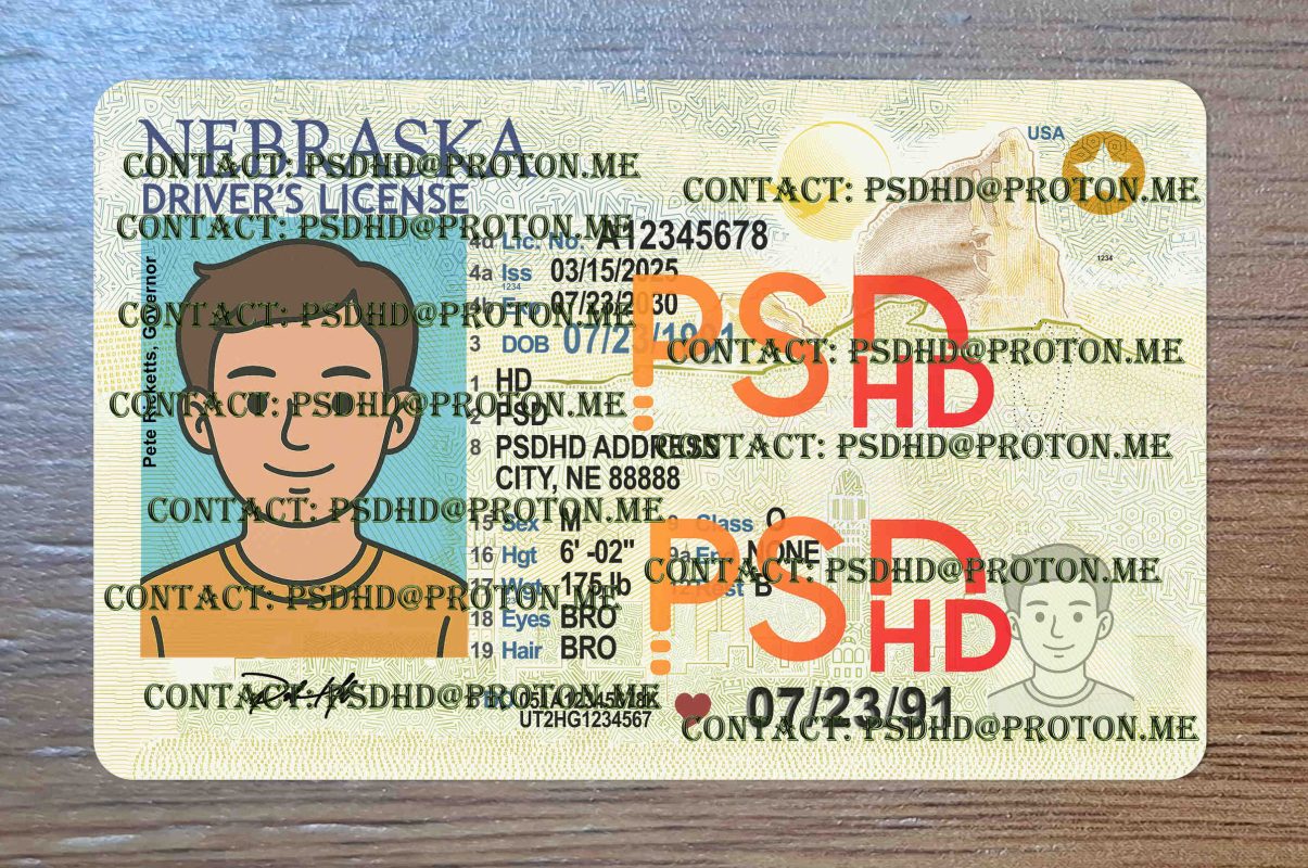 Editable PSD Templates (Driver License, Passport, ID Card)