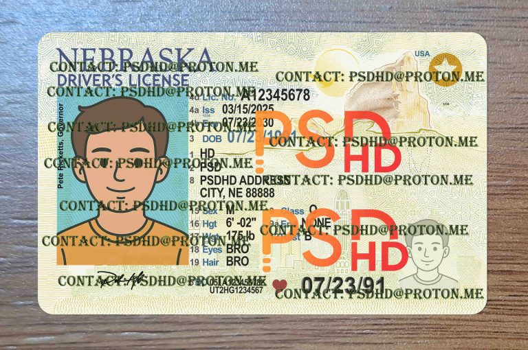 Editable PSD Templates (Driver License, Passport, ID Card)