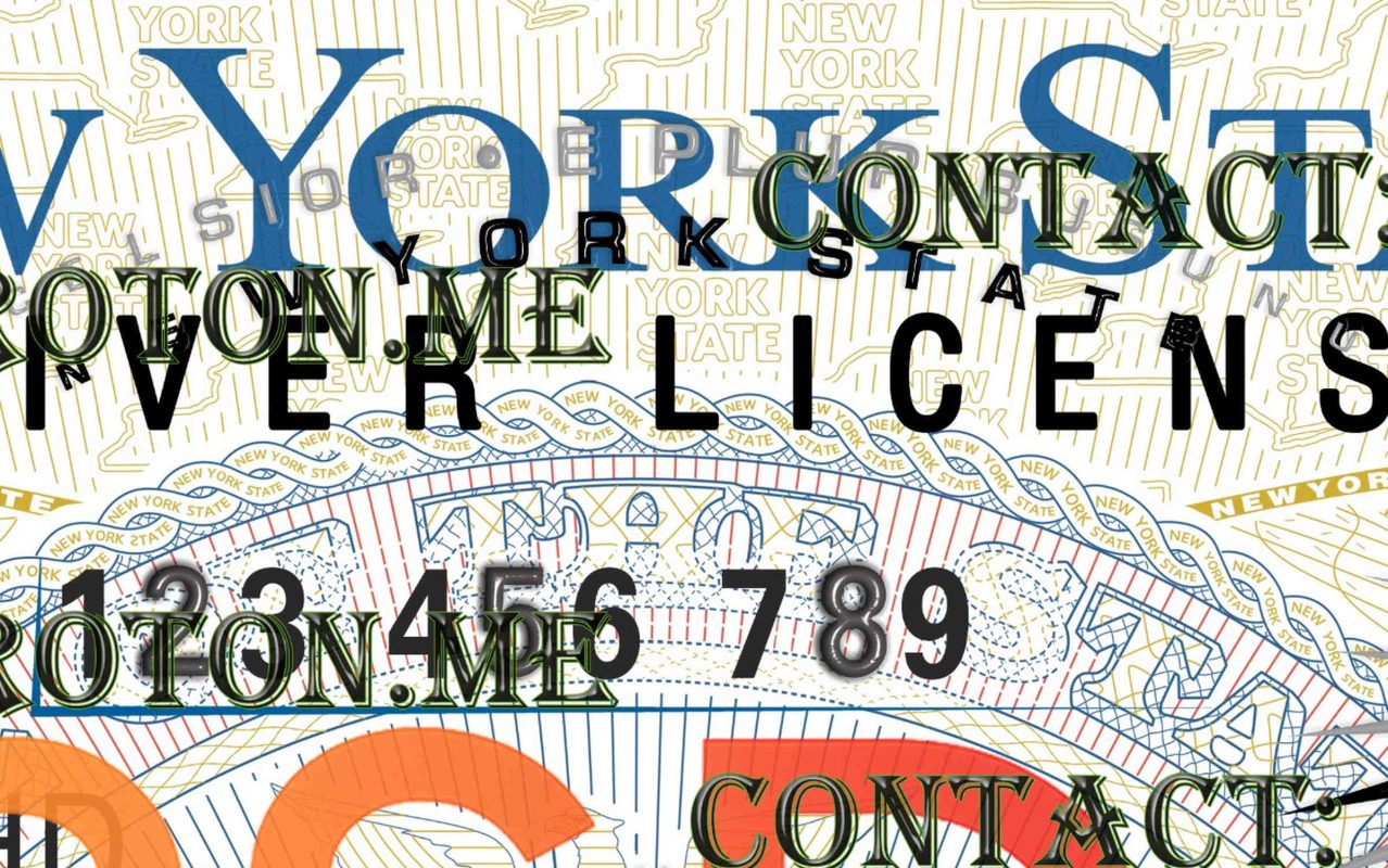 New York Drivers License Template New V1 2400 DPI